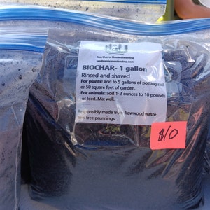 Agricultural Biochar- 1 Gallon - Etsy