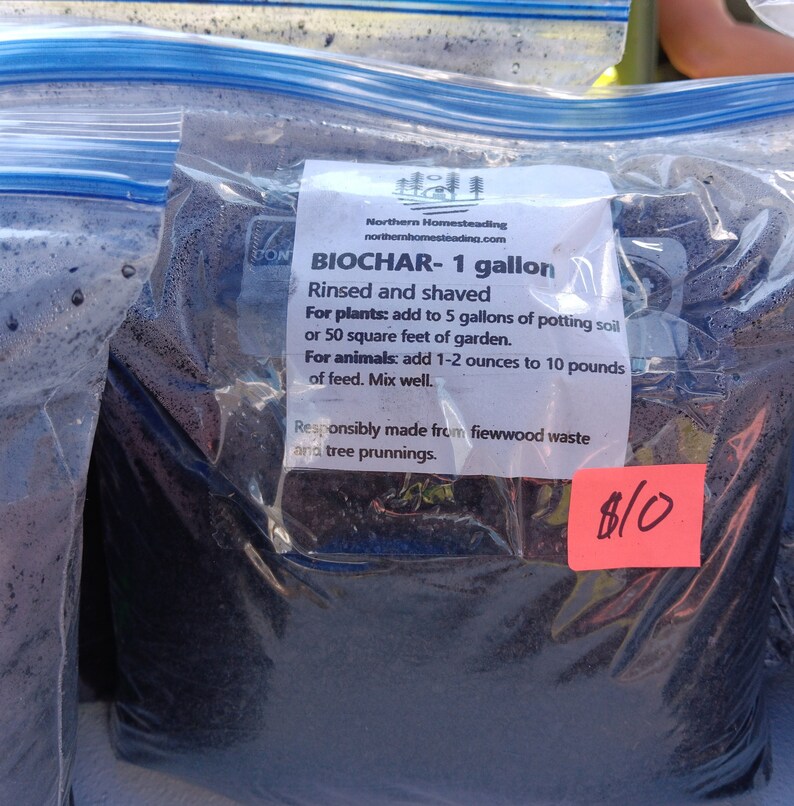 Agricultural Biochar- 1 Gallon - Etsy