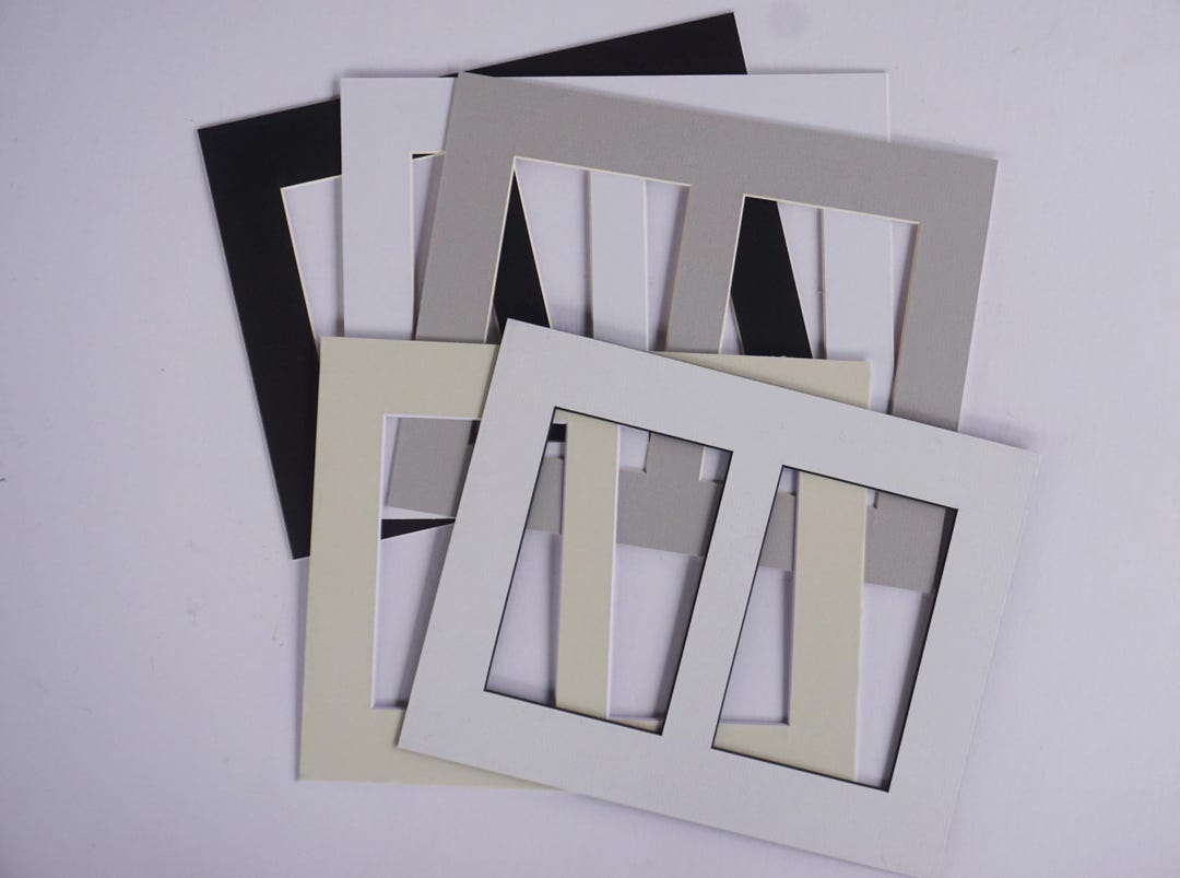 8x10 Double Postcard Mat: Two Openings for 3.5x5.5" Print - Etsy