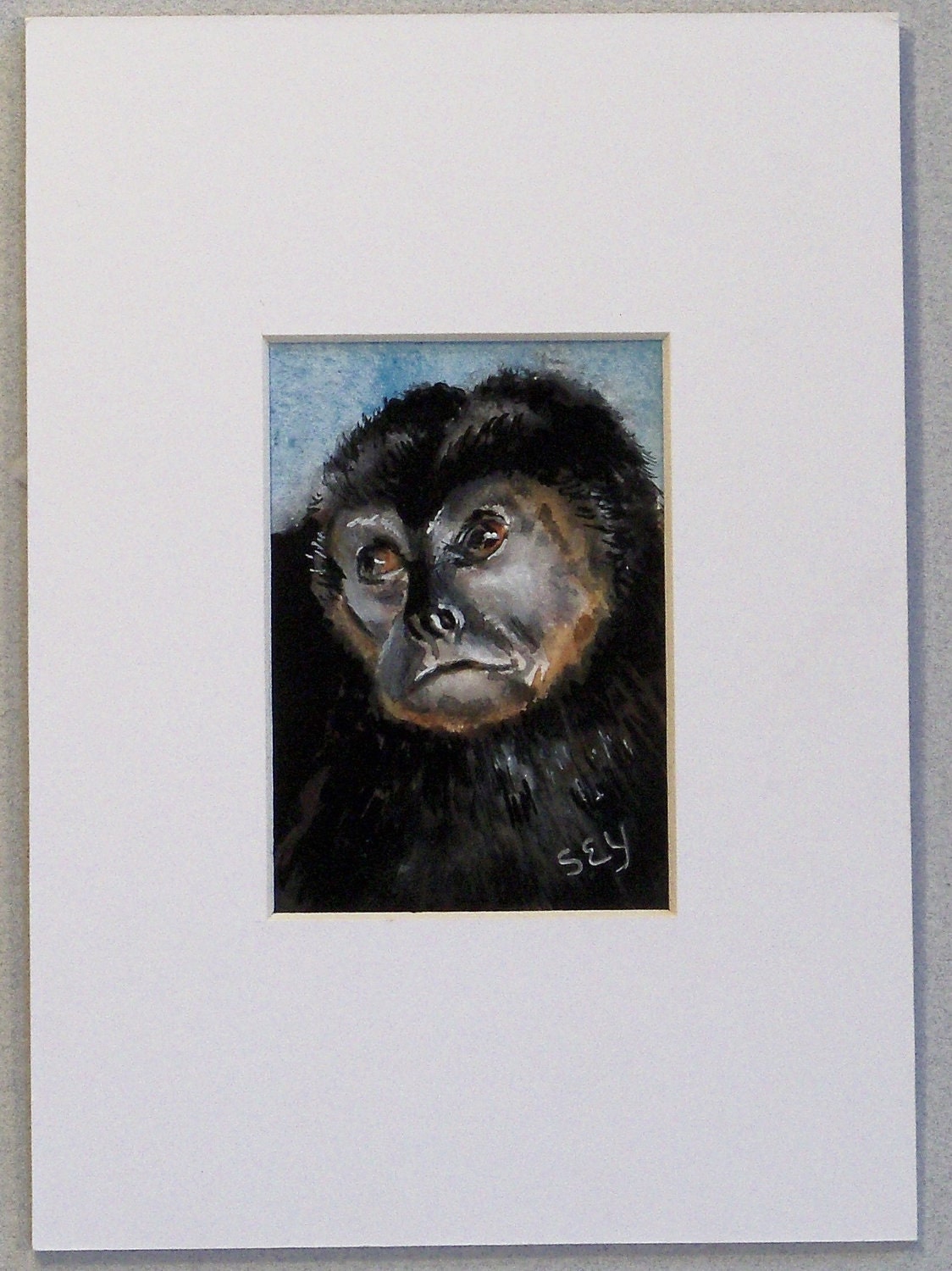 Original ACEO Watercolor Painting - Animals - Howler Monkey - Artist ...