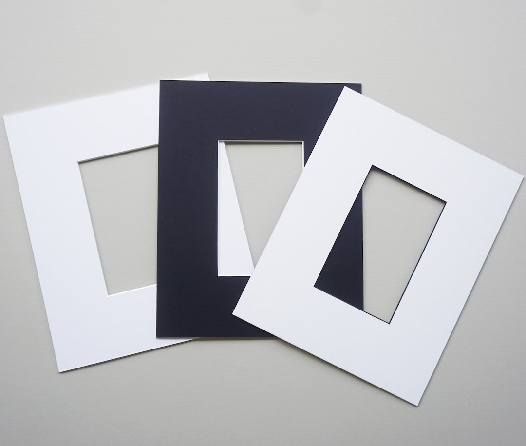 Postcard Mat: 8x10 Frame, Opening for 3.5 X 5.5" Print - Etsy