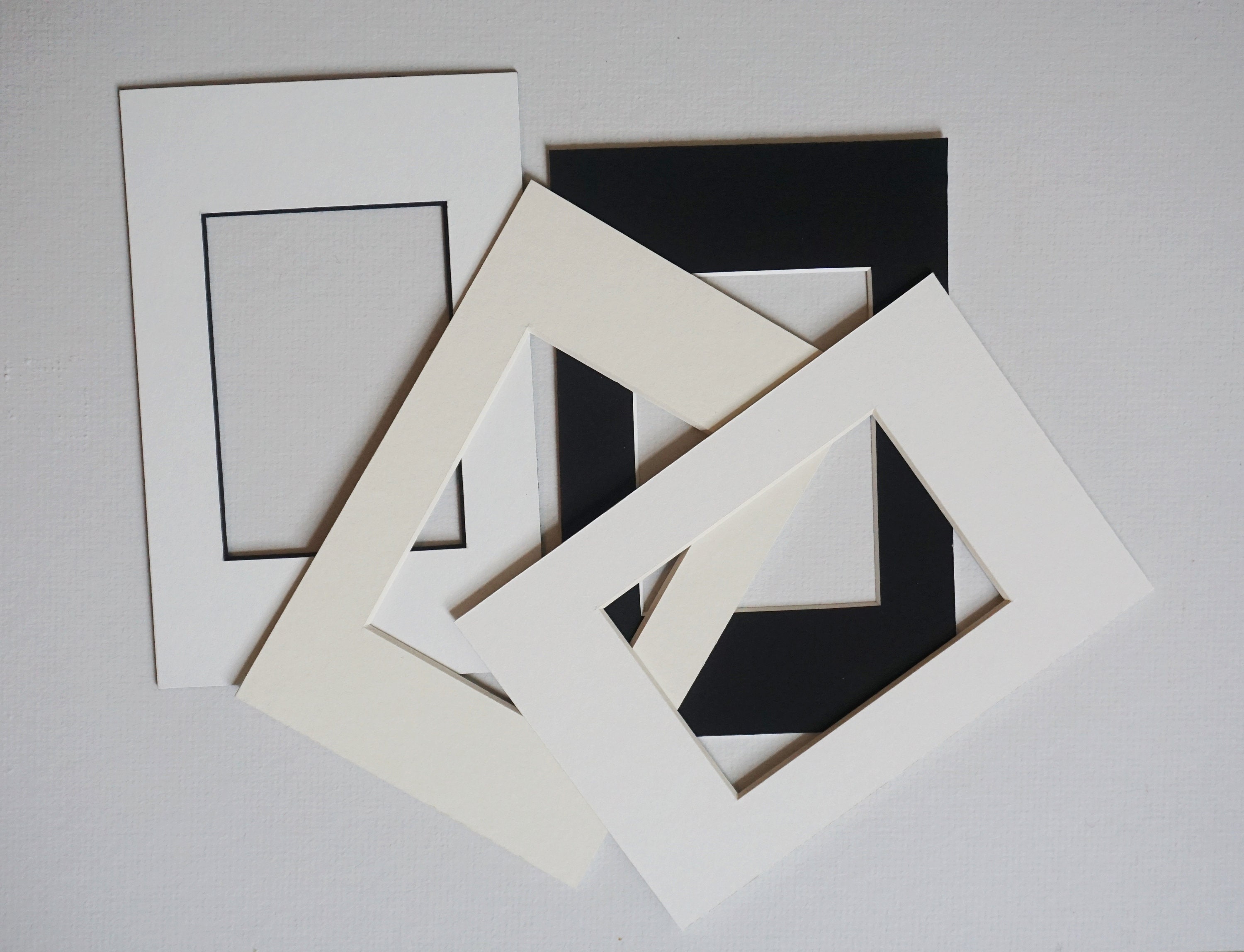 ACEO Mat 4x6 Inch Frame Mat Art Card Mat Artist Trading Card Mat White ...