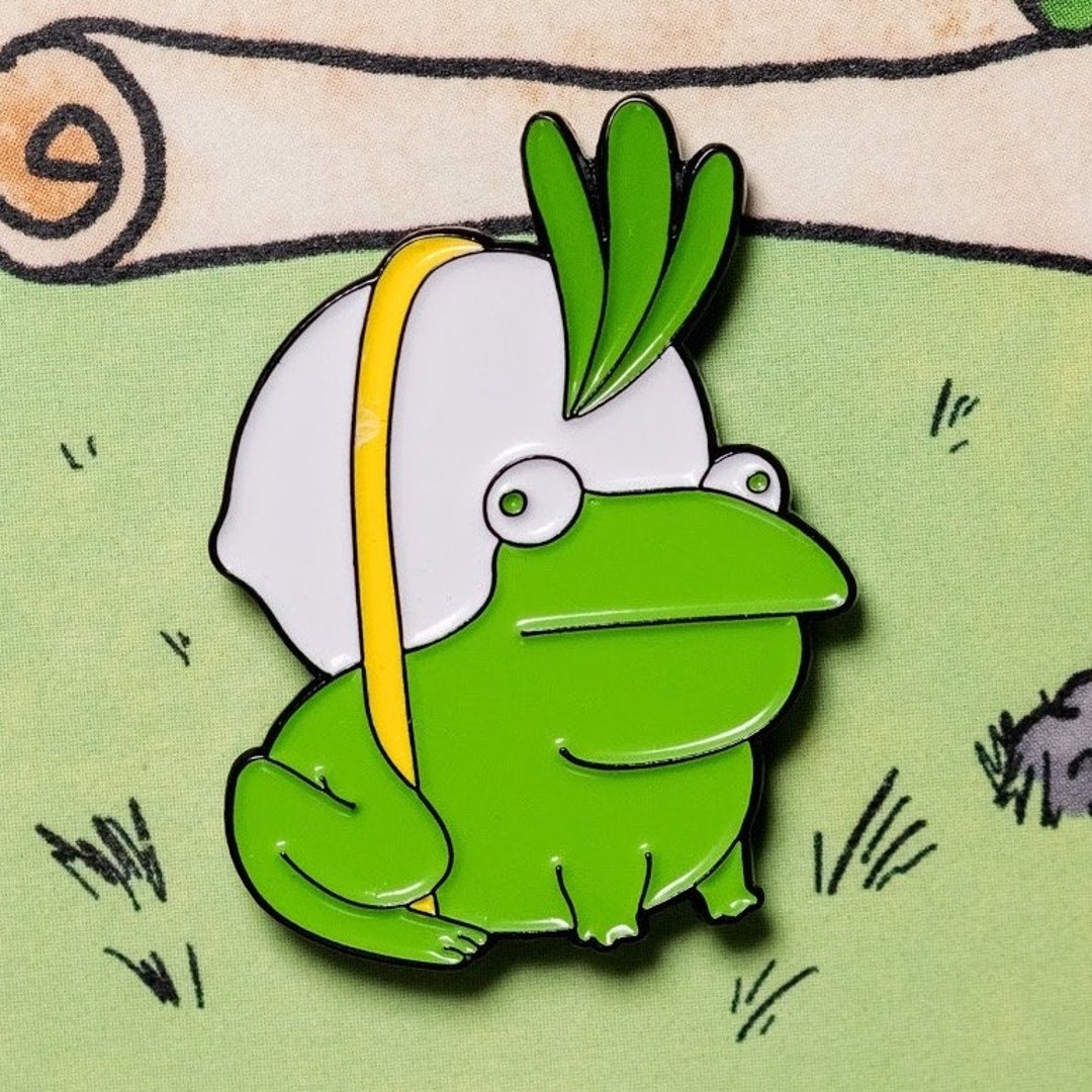 Onion Frog Enamel Pin - Etsy