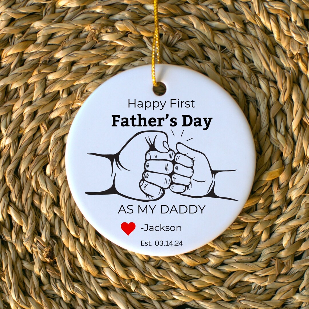 Father's Day Ornament, Personalized Keepsake, Gift for Dad, Daddy ...