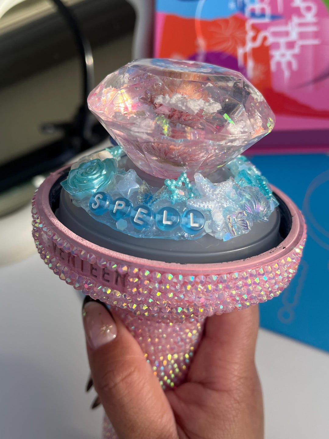 Seventeen 'SPELL' Inspired Caratbong Lightstick Island Crown Kpop Deco ...