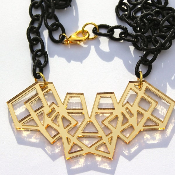 Laser Cut Necklace - Etsy