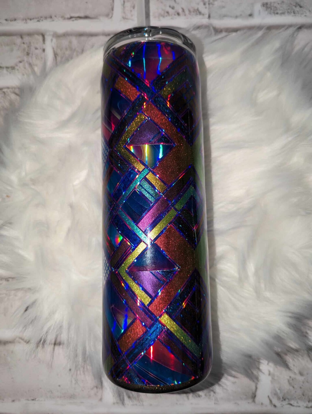 Blue Holographic Vinyl Sets the Tone for This Beauty, Color Changing ...