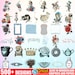 Alice in Wonderland Digital Paper Graphics, Alice Journal Paper, Dark ...