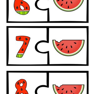 Watermelon Sensory Bin Activities Download (summer Counting & Number ...