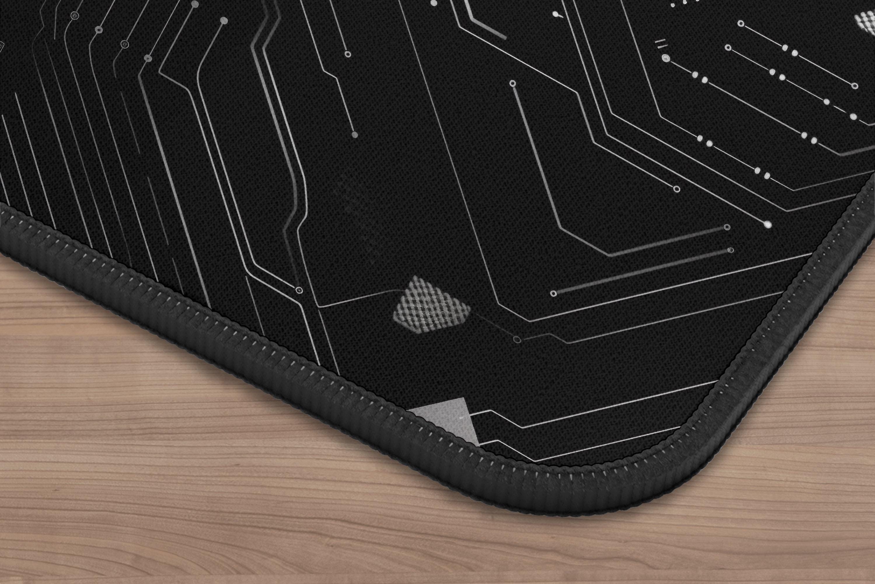 Black PCB Desk Mat - Stylish Large Mousepad, Best Gift for Engineers ...