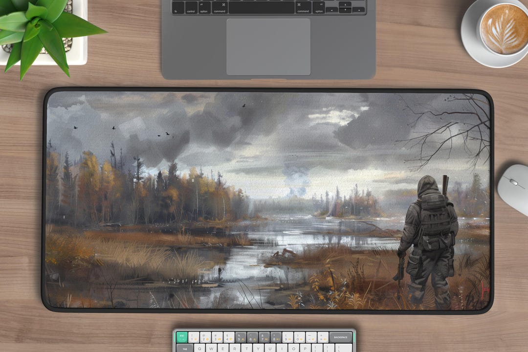 Stalker Game Desk Mat: Post-apocalyptic Large Mousepad - Etsy