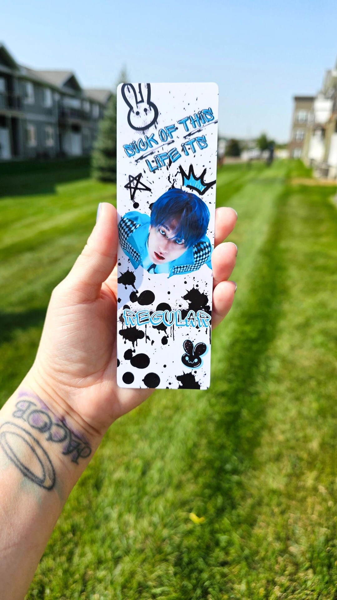 Stray Kids Changbin Chk Chk Boom Lyric / Skz Laminated Bookmark ...