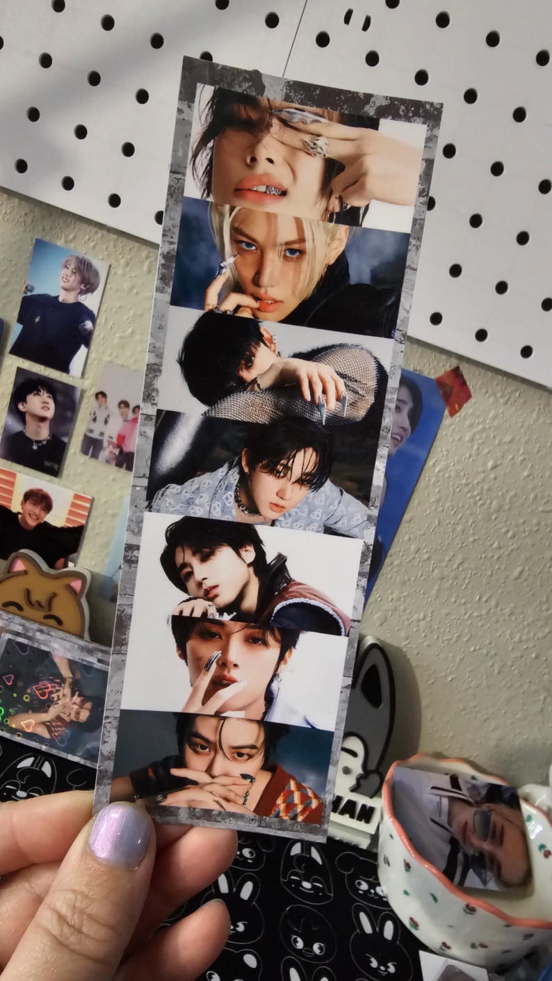 Stray Kids Group ATE Concept Laminated Bookmark / Holographic Skz ...