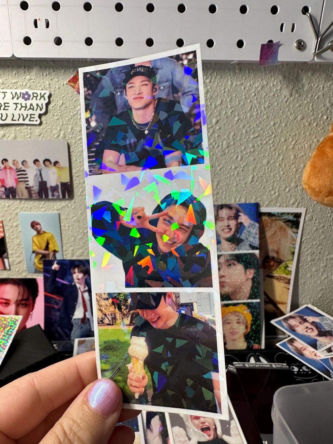 Stray Kids Bookmarks / Holographic Skz Bookmark / Lovestaytreasures ...