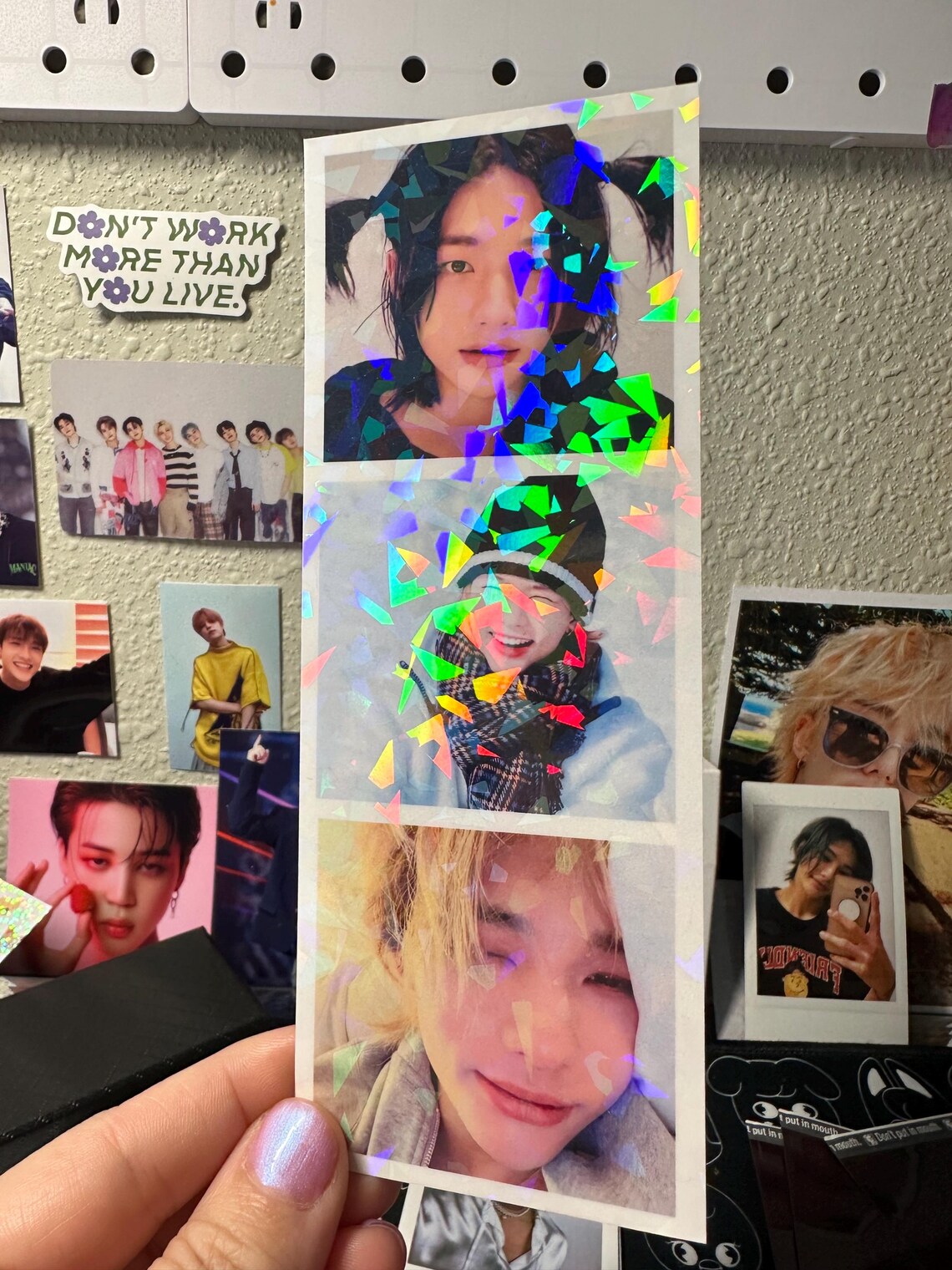 Stray Kids Bookmarks / Holographic Skz Bookmark / Lovestaytreasures ...