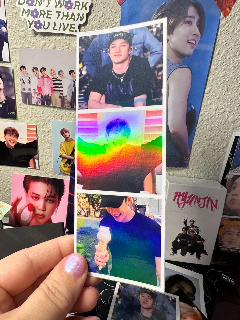 Stray Kids Bookmarks / Holographic Skz Bookmark / Lovestaytreasures ...