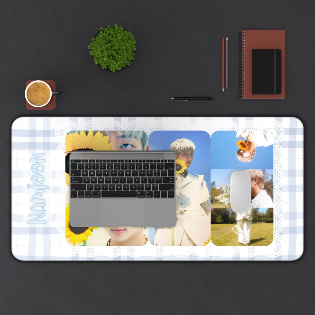 Kpop Large Desk Mat / Kpop Home Decor / Kpop Office Decor / Army Fandom ...
