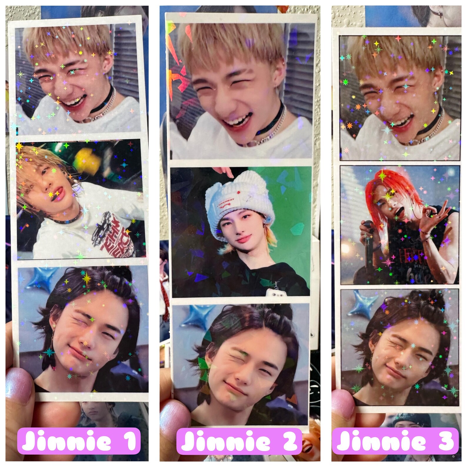 Stray Kids Bookmarks / Holographic Skz Bookmark / Lovestaytreasures ...