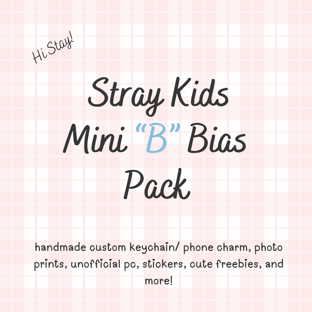 Stray Kids Pick Your Bias MINI "b" / Bias Pack / Handmade Custom Phone ...