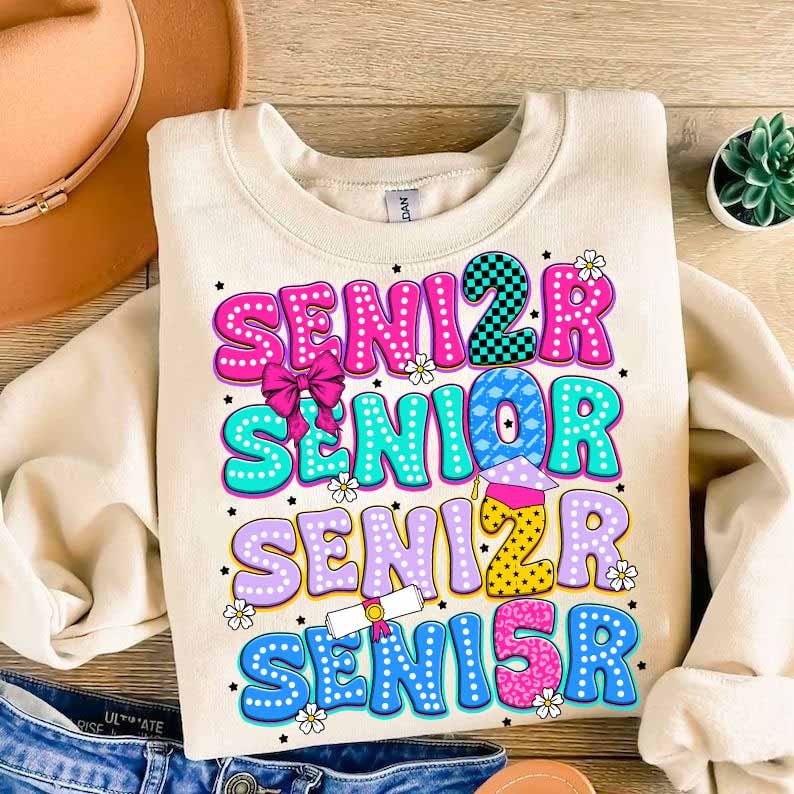 Coquette Senior PNG, Class of 2025 Png, Retro Graduation Sublimation ...