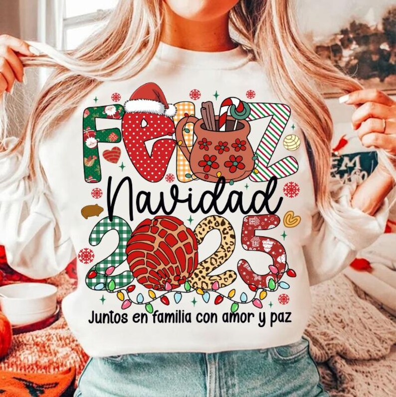 Feliz Navidad Png, Spanish Christmas 2025 Png, Navidad Familiar Png ...