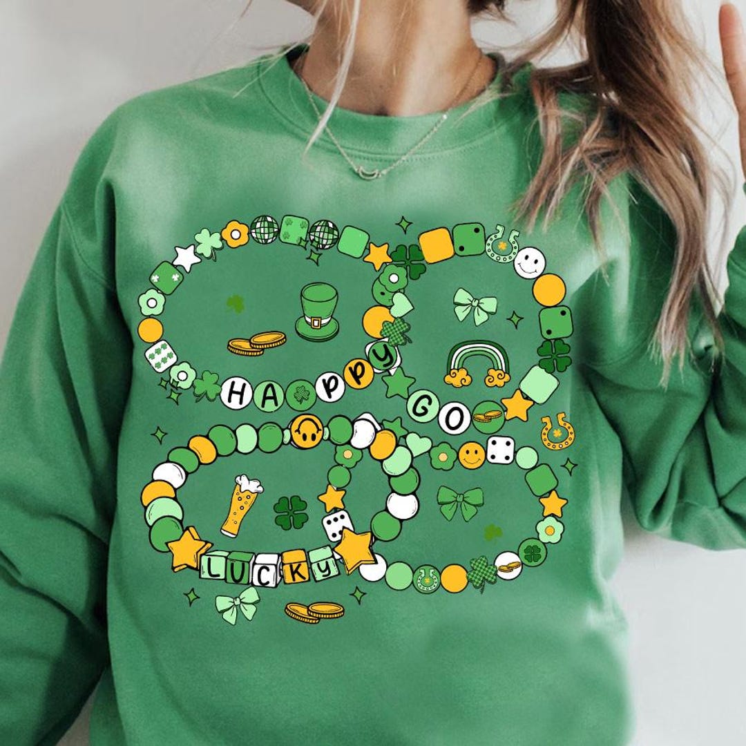 St.patricks Day Friendship Bracelet Png, St Patrick Happy Go Lucky Png ...