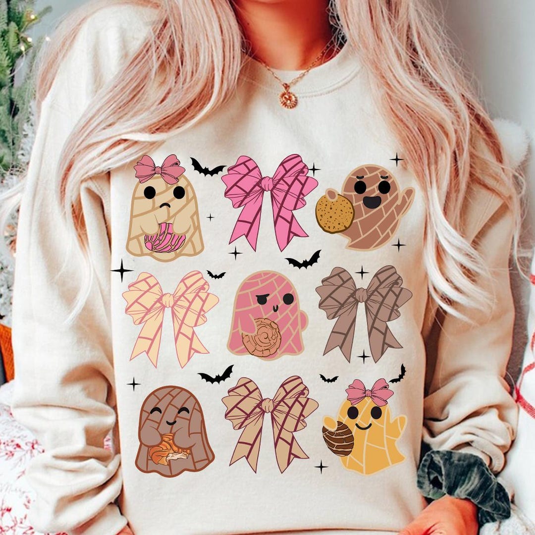 Spooky Conchas PNG, Mexican Ghost Png, Mexican Conchas Ghost, Halloween ...