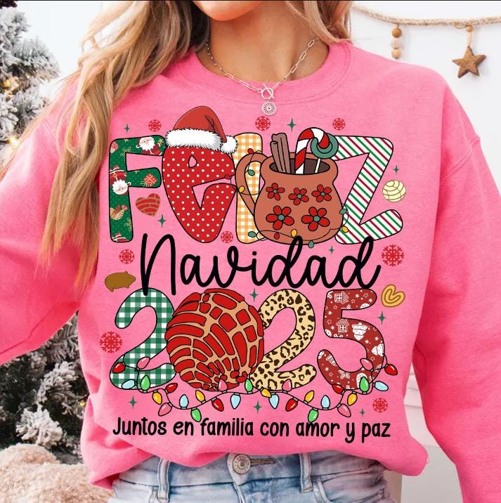 Feliz Navidad Png, Spanish Christmas 2025 Png, Navidad Familiar Png ...