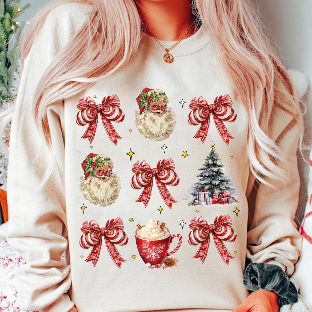 Coquette Christmas Png, Coquette Bow Png, Christmas Tree Lights Star ...