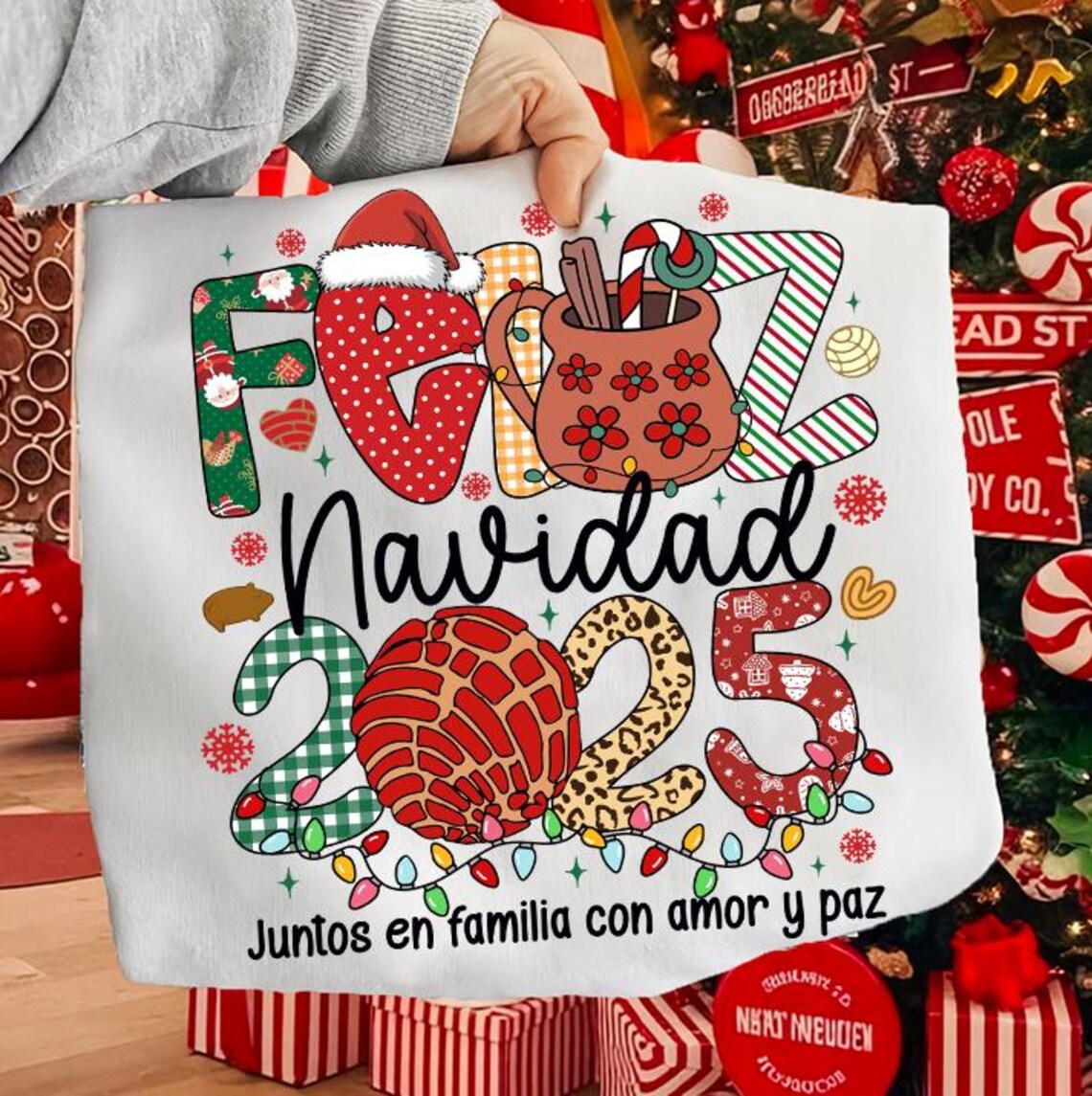 Feliz Navidad Png, Spanish Christmas 2025 Png, Navidad Familiar Png ...