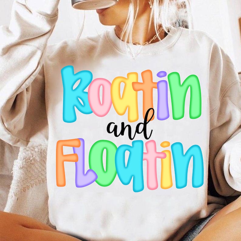 Preppy Boatin and Floatin Png, Summer Lake Neon, Lake Life Png ...