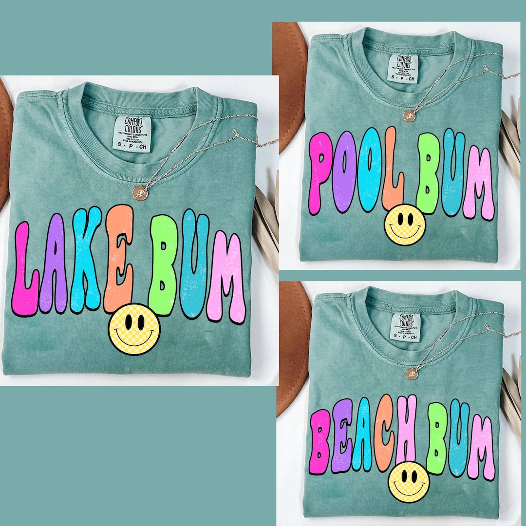 Lake Bum Pool Bum Png Bundle, Beach Bum PNG, Sunshine Png, Summer PNG ...