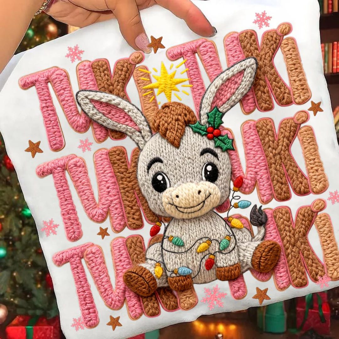 Latch Hook Yarn Crochet Tuki Tuki Donkey Latino Xmas Png, Feliz Navidad ...