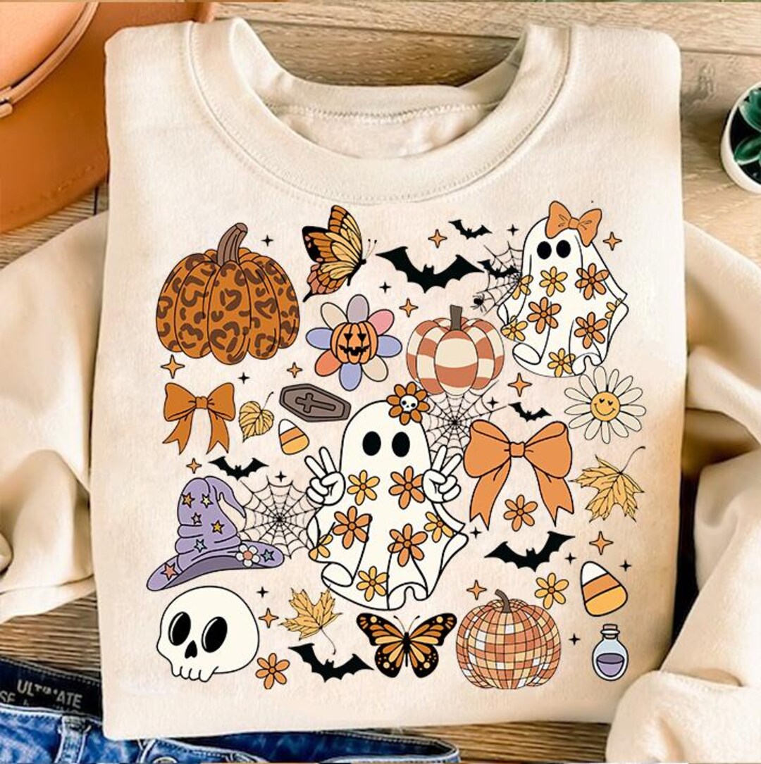 Spooky Vibes Png, Halloween Png, Halloween Varsity Png, Spooky H ...