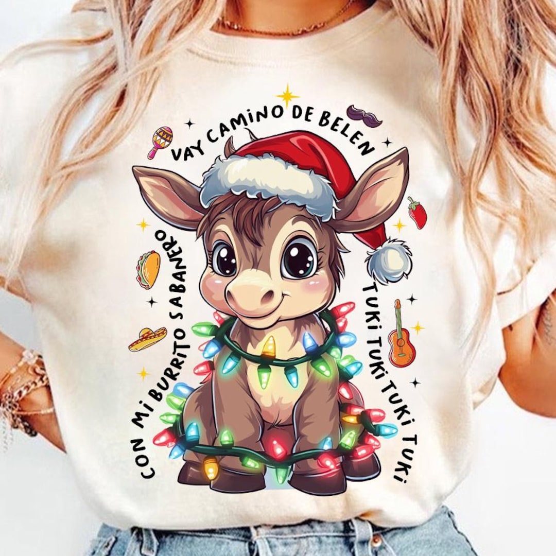 Mi Burrito Sabanero Mexican PNG, Feliz Navidad Coquette Christmas, Tuki ...