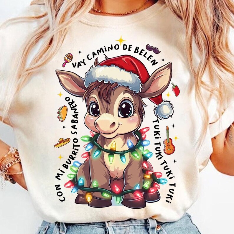 Mi Burrito Sabanero Mexican PNG, Feliz Navidad Coquette Christmas, Tuki ...