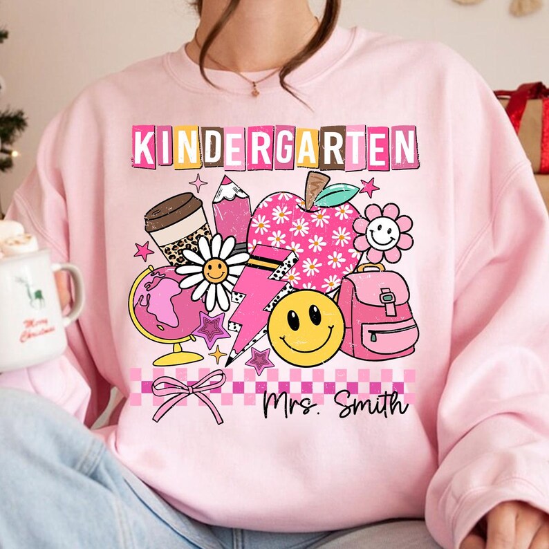 Retro Coquette Back to School Bundle, Kindergarten, First Day of School ...