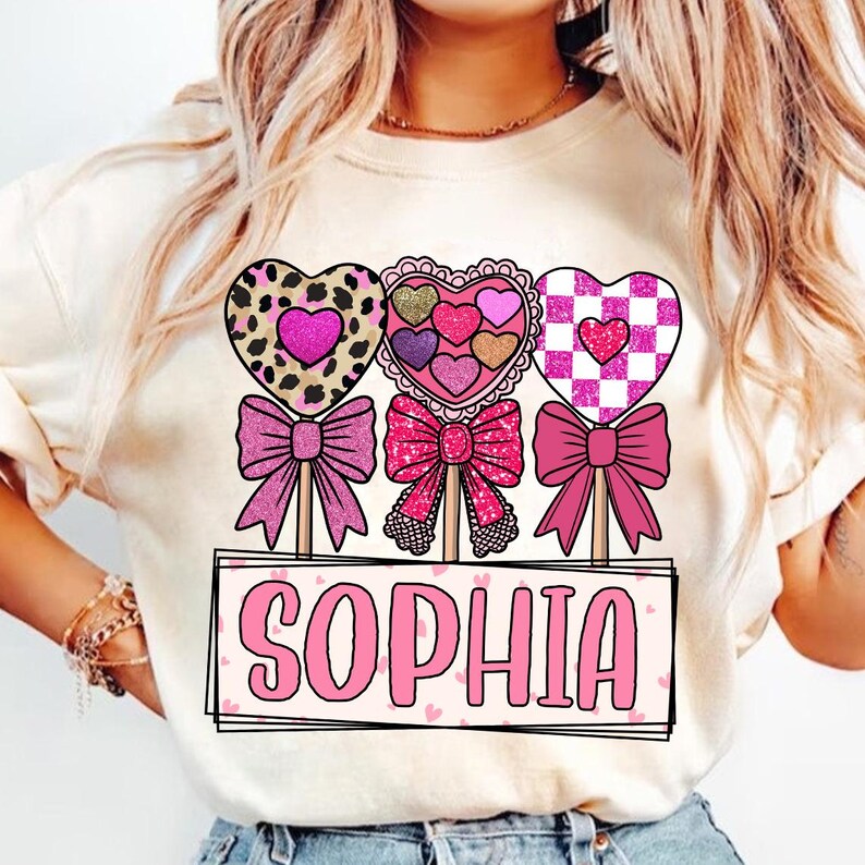 Girly Valentine Custom Name Png Design, Valentine Kid Toddler Name Png ...