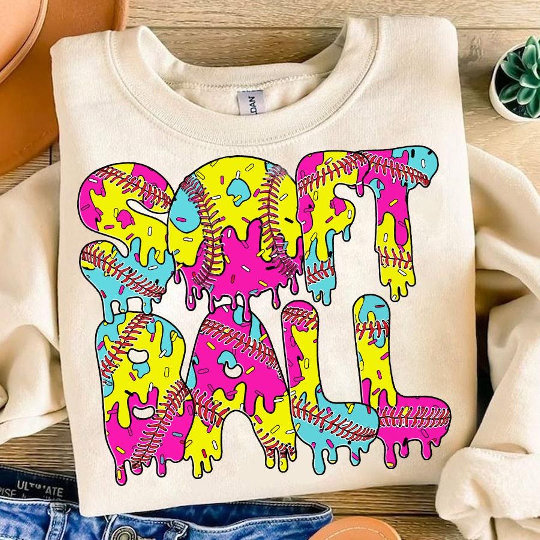 Softball Game Day Drip Png, Brushstroke Softball Png, Game Day Softball ...