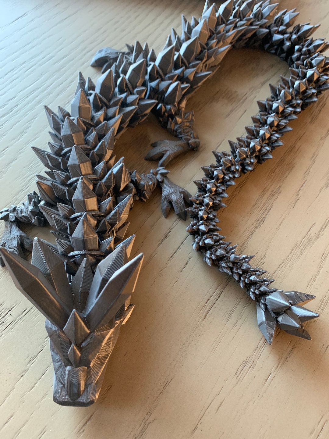 3D Printed Crystal Dragons.figurines, Collectibles - Etsy