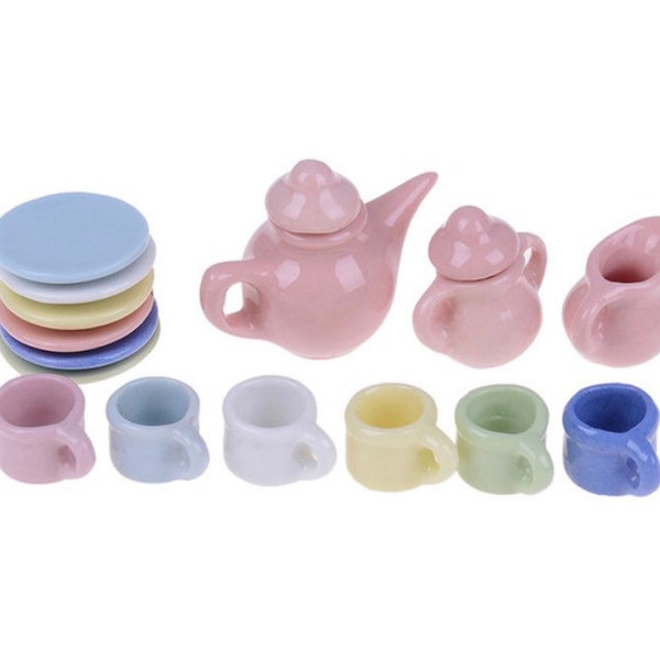 Miniature Tea Set - Etsy