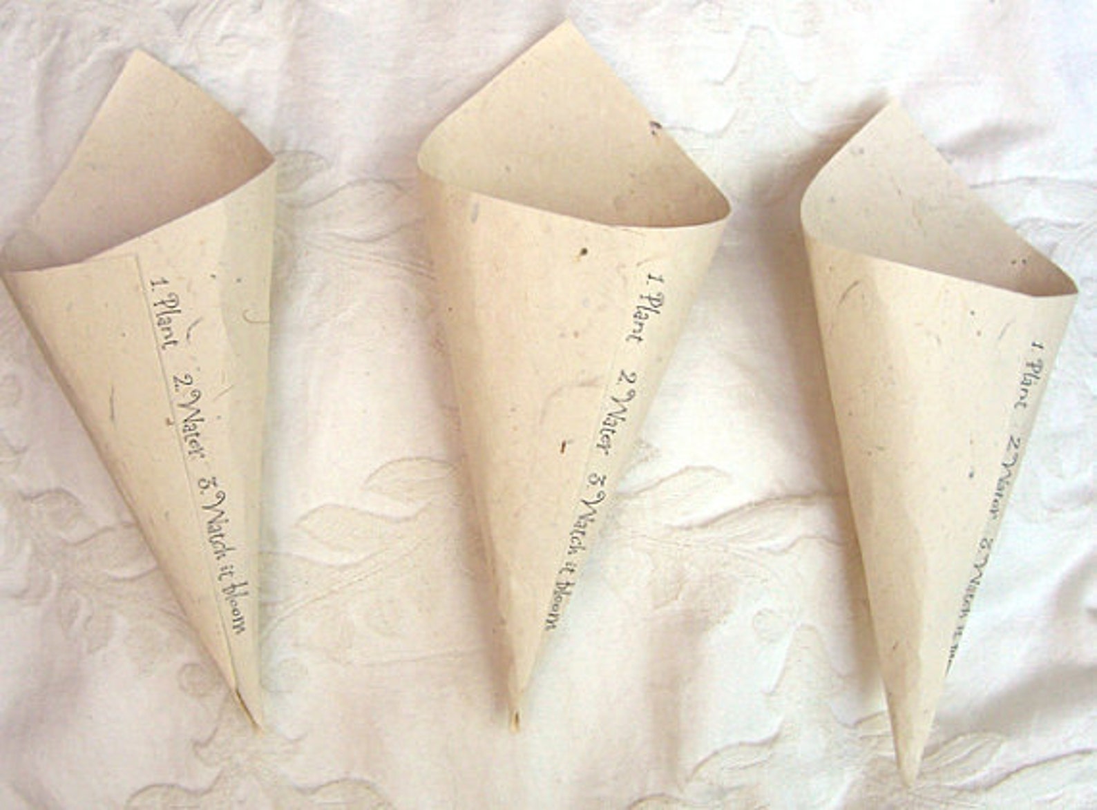 Wildflower Seeded Petal Paper Cones - 20 Pieces - Etsy