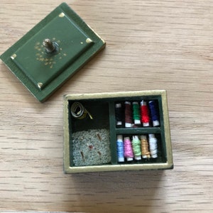 Miniature Sewing Box - Your Choice Color - Etsy