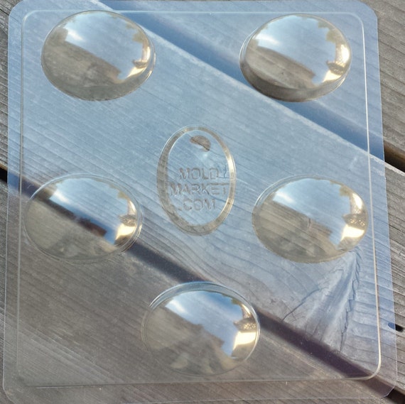 CLOSE OUT Guest Size Oval Contour Top Soap Mold - Etsy Sweden