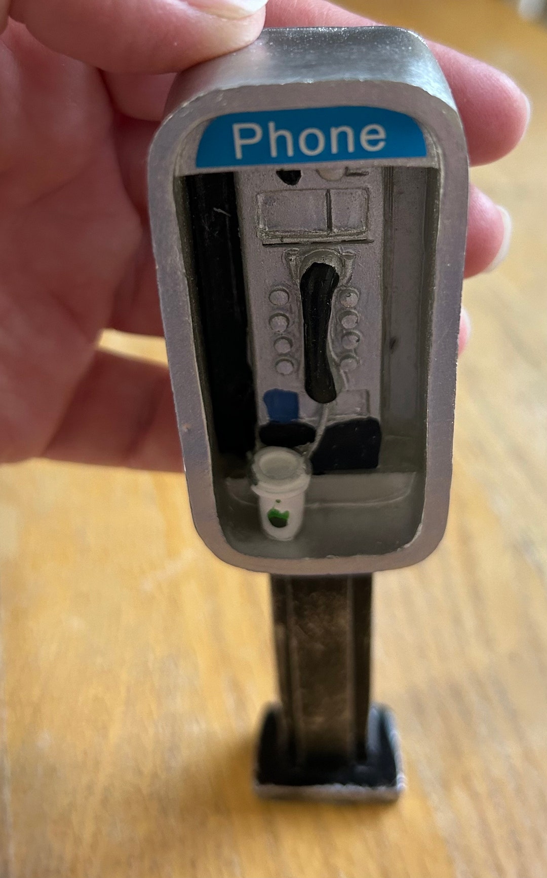 Dollhouse Miniature LARGE Post Office Box, LARGE Pay Phone Booth, or ...