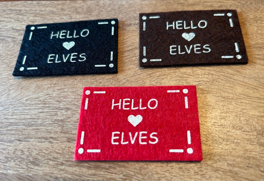 Miniature Welcome Mat - Hello Elves - Your Choice Color - Etsy