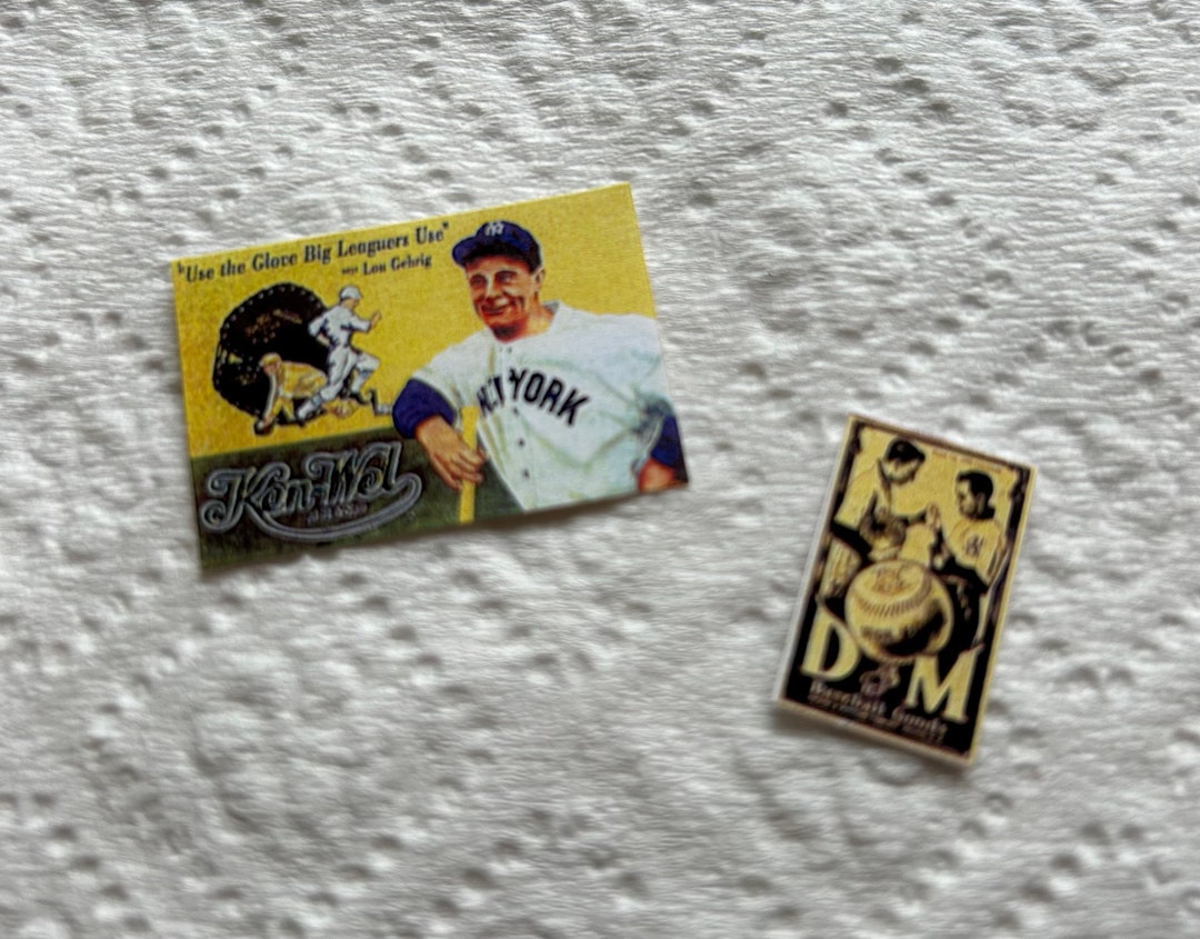Miniature Baseball Posters - Set of 2 - Etsy