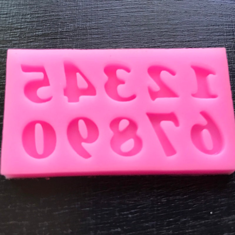 Silicone Number Moulds - Etsy