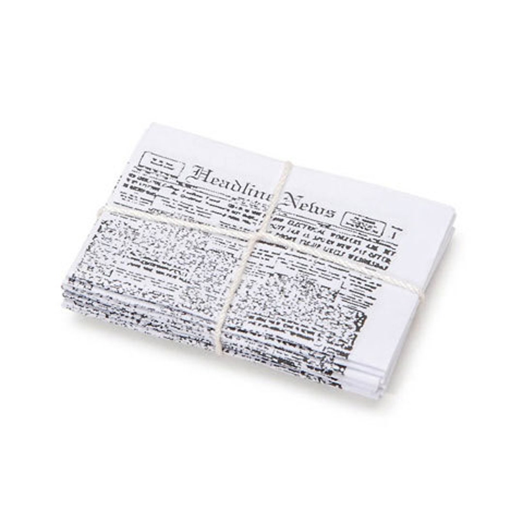Dollhouse Miniature Newspaper - Etsy