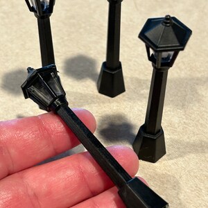 Dollhouse Miniature Lamp Posts - 4 Pieces - Etsy